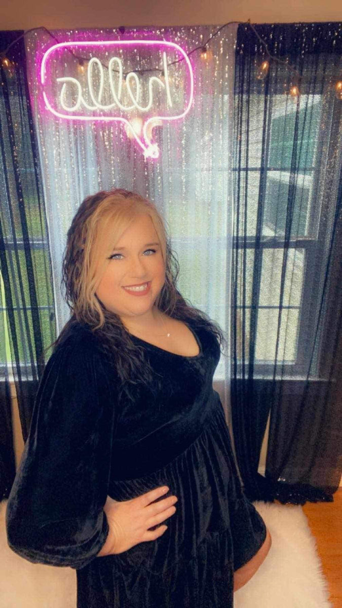 Plus Midnight Rain Dress – Sassi Frass Boutique